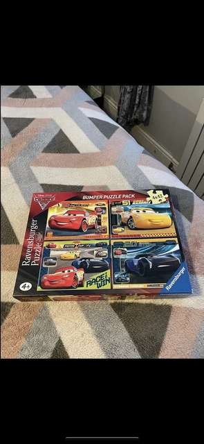 RAVENSBURGER DISNEY PIXAR Cars 3 4-in-a-Box Jigsaw Puzzle McQueen £9.99 ...