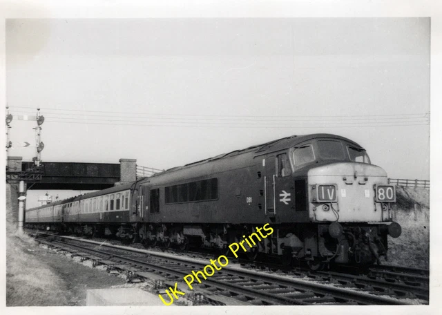 RAILWAY PHOTO 6X4 Class 45 D81 Passenger Train Honeybourne 8/3/69 £2.00 ...