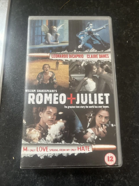 ROMEO AND JULIET (VHS/SUR, 1998) Leonardo DiCaprio Claire Danes. £2.24 ...
