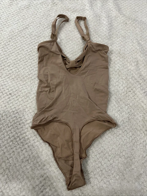 SKIMS SEAMLESS SCULPT Thong Bodysuit Size XL Beige £18.13 - PicClick UK