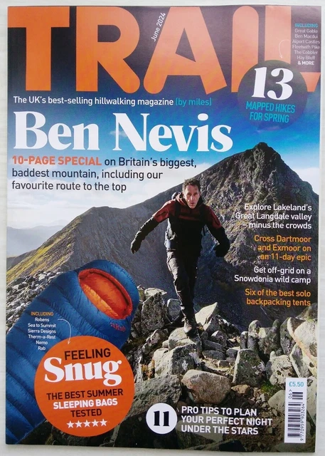 TRAIL MAGAZINE JUNE 2024 Ben Nevis rambling holiday hillwalking walking ...