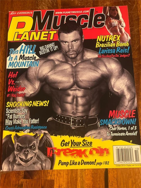 PLANET MUSCLE BODYBUILDING fitness magazine DAN HILL & LARISSA REIS 10 ...