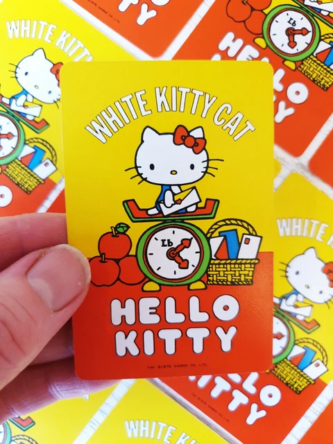 1970S SANRIO HELLO KITTY Kitten Cat Single Swap Collectable Playing ...