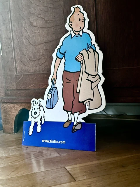 TINTIN BOOKSHOP STANDEE Card Display, Ultra Rare £85.00 - PicClick UK