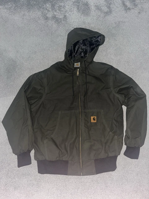 CARHARTT MEN’S VINTAGE Detroit Bomber Jacket Reworked- Size L - New ...