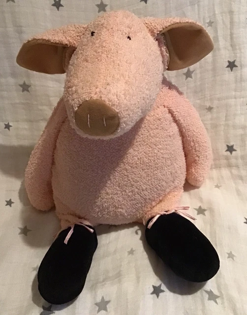 MANHATTAN TIP TOES Pierre Pig Large Plush Soft Toy Comforter 40cm ...