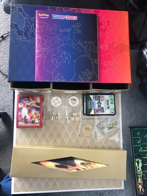 CHARIZARD UPC POKÉMON TCG: Sword and Shield Ultra Premium EMPTY BOX ...