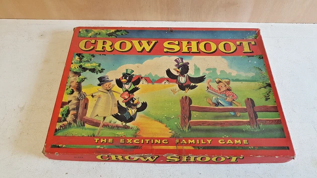 VINTAGE CROW SHOOT game complete in original box Mar Toy's Made in ...