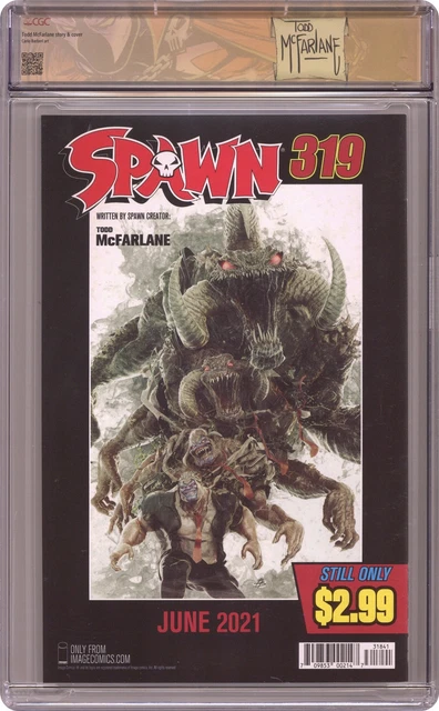 SPAWN #318D MCFARLANE N&W variante CGC 9,8 SS Todd mcfarlane 2021 4161893014 EUR 433,84 ...