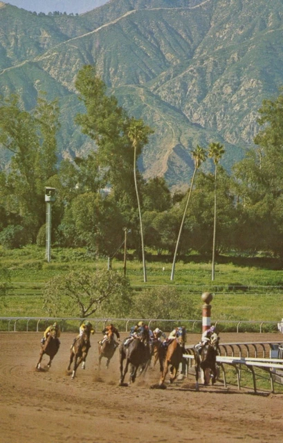 SANTA ANITA PARK Arcadia CA Los Angeles Horse Racing Race Track ...