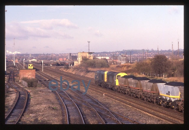 ORIGINAL 35MM SLIDE - Class 20's - 20051 & 20055 w/ MGR at Toton 21.3. ...