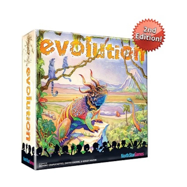 NORTH STAR GAMES Board Game Evolution (2nd Ed) Box VG+ £28.43 - PicClick UK