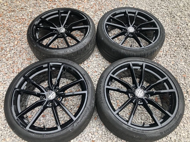 GENUINE VOLKSWAGEN VW Golf R Pretoria 19" Inch Alloy Wheels Full Refurb ...