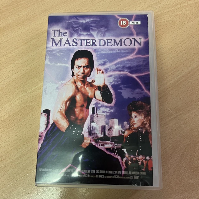 EXTREMELY RARE THE Master Demon PAL UK VHS Big Box Ex Rental Kung Fu ...