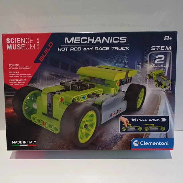 SCIENCE MUSEUM MECHANICS Clementoni Hot Rod +Race Truck sealed £9.99 ...