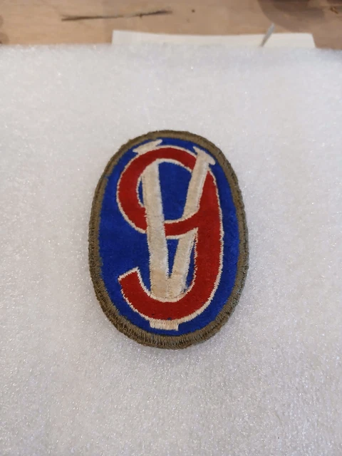 PATCH ARMÉE US 95TH INFANTRY DIVISION ww2 ORIGINAL EUR 12,00 - PicClick FR
