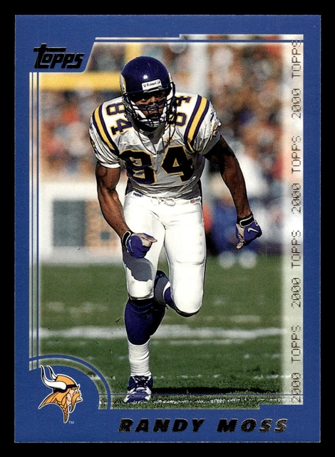 2000 TOPPS RANDY Moss #60 Minnesota Vikings HOF HIGH GRADE BEAUTIFUL $5 ...