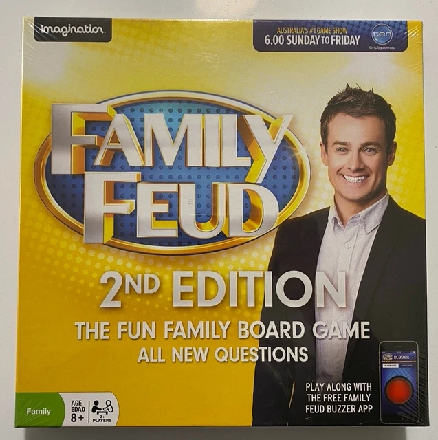 FAMILY FEUD 2ND Australian Edition 2015 Boardgame Grant Denyer ...
