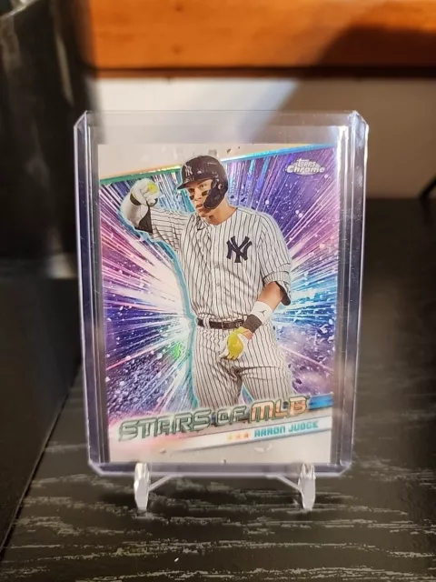 AARON JUDGE 2024 Topps CHROME Stars of MLB CSMLB-13 Yankees de New York ... AARON JUDGE 2024 Topps CHROME Stars of MLB CSMLB-13 Yankees de New York ...