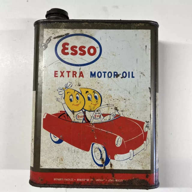 VINTAGE ESSO EXTRA Motor Oil Can, ,, Esso Mr & Mrs Drip, £28.00 ... VINTAGE ESSO EXTRA Motor Oil Can, ,, Esso Mr & Mrs Drip, £28.00 ...