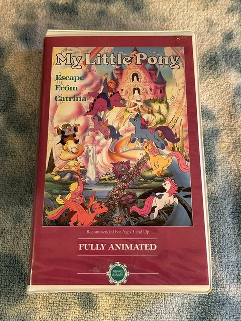 MY LITTLE PONY Escape From Catrina VHS Tape 1986 Children’s Video ...