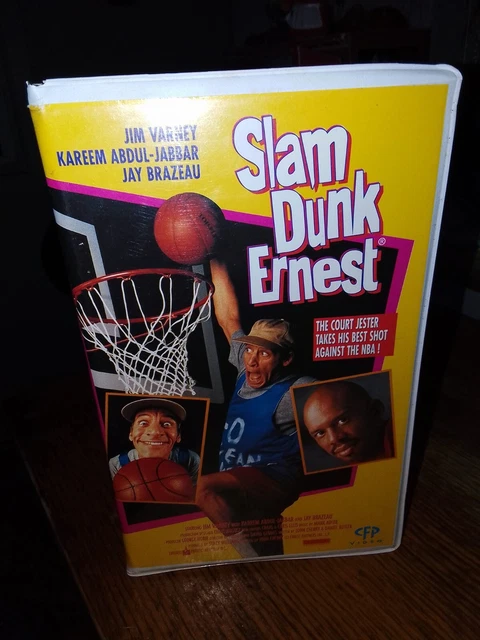SLAM DUNK ERNEST VHS Video Tape Jim Varney Kareem Abdul-Jabbar 1995 ...