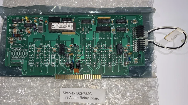 SIMPLEX 562-782 C 0562782 Rev C Fire Alarm Signal Card Relay Board $40. ...
