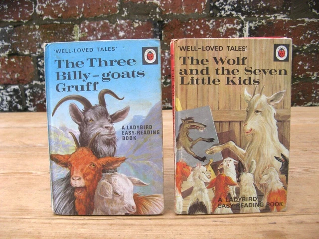 LADYBIRD BOOKS- THE Three Billy Goats Gruff / The Wolf and the Seven ...