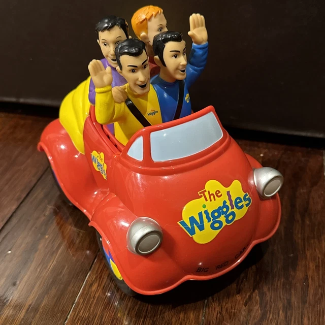 THE WIGGLES MOVING Singing- Big Red Car Musical Toy 2003 Works $40.00 ...