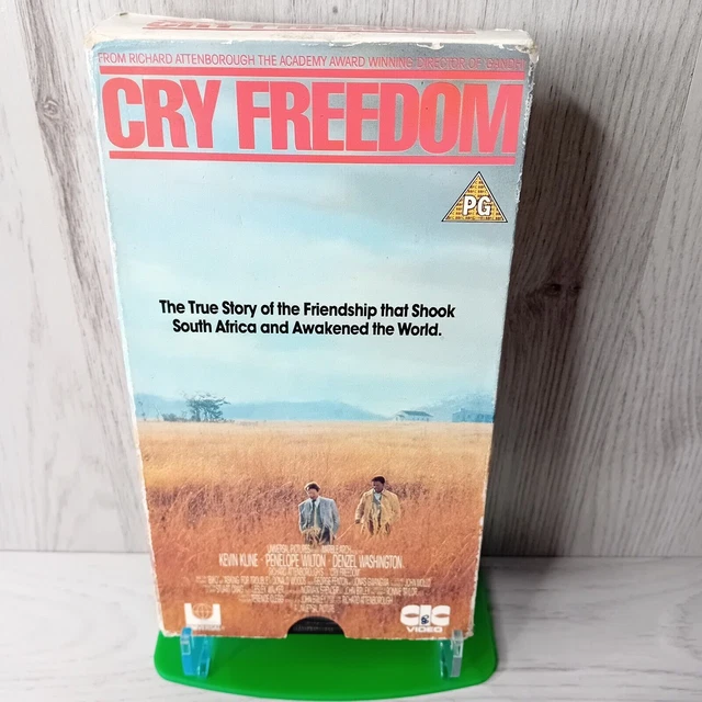 CRY FREEDOM VHS Tape -Rare Retro Movie Series Vintage £13.32 - PicClick UK