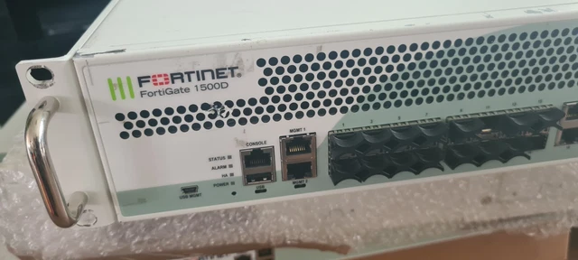 FORTINET FORTIGATE 1500D Next Generation Firewall SFP+ Interfaces £ ...