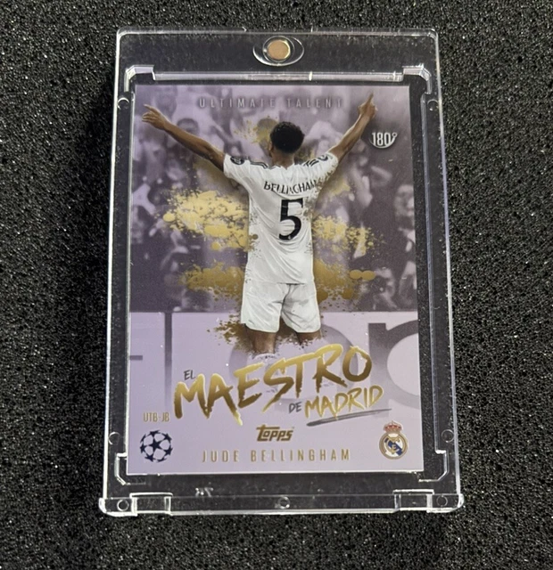 TOPPS MATCH ATTAX 2024/25 Jude Bellingham El Maestro 180 ULTRA-RARE ...