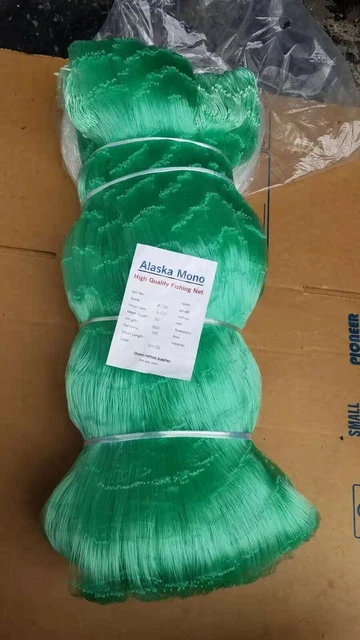 COMMERCIAL GILL NET 3 1/2 inch 50 mesh 600ft Monofilament / Premium ...