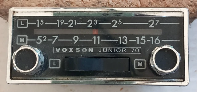 TRE AUTORADIO VOXSON JUNIOR PER AUTO D' EPOCA Fiat 500 600 anni '70 EUR 120,00 - PicClick IT