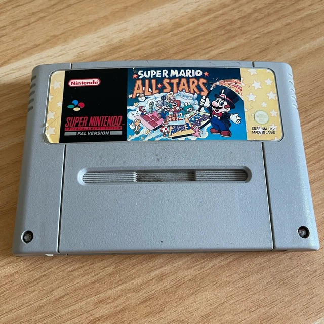 SUPER MARIO ALL Stars Nintendo SNES PAL Cartridge £13.99 - PicClick UK