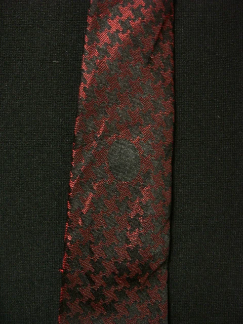 VINTAGE 1950'S-1960'S ALL Silk Stoll's Label Red & Black Tie $44.42 ...