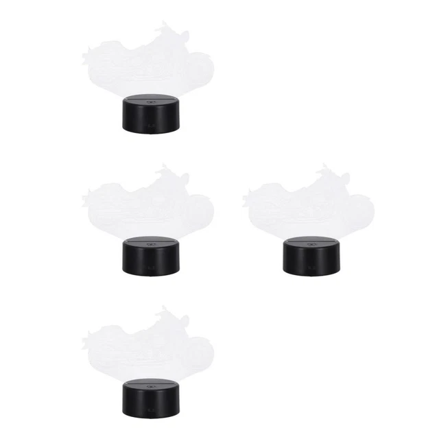 4PCS 3D LAMP Visual Light Colors Changes Night ( Motorcycle ) £56.38 ...