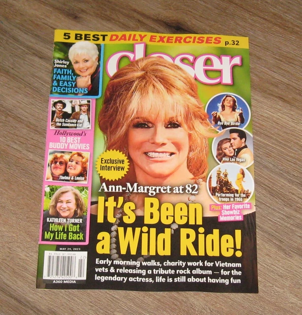 CLOSER MAGAZINE ANN-MARGRET Kathleen Turner SHIRLEY JONES Sunny Hostin ...