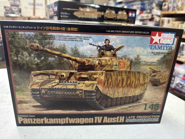 TAMIYA 1/48 SCALE WW2 German Panzer IV Ausf H Late war tank £25.00 ...