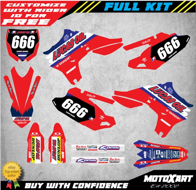 CUSTOM GRAPHICS FULL Kit to Fit Yamaha YZF 450 2010 - 2013 ACTIVE STYLE ...