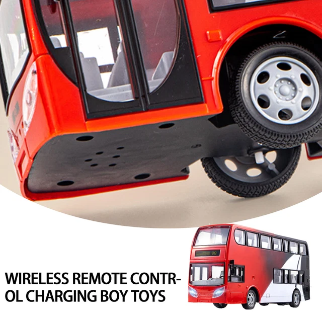 RC DOUBLE DECKER Bus Remote Control Bus Girls Boys TOUR BUS （RED） £31. ...