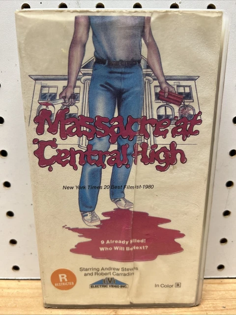 MASSACRE AT CENTRAL High VHS Clamshell Former Rental £37.15 - PicClick UK