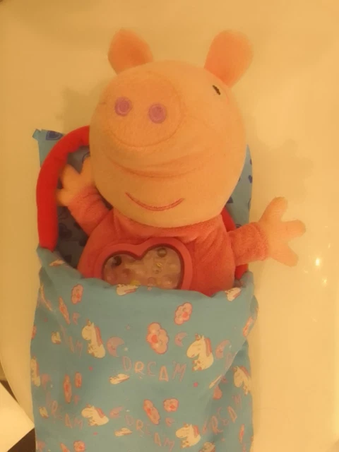 PEPPA PIG SLEEPOVER Bedtime Lullaby Plush Toy Working Lights & Sounds £ ...