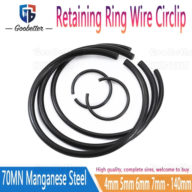 RETAINING RING WIRE Circlip Shaft Bore Snap Ring 4 mm - 140 mm ...