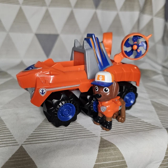 PAW PATROL DINO Rescue Zuma Deluxe Vehicle Playset With Zuma Figure ...
