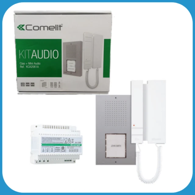 KIT AUDIO COMELIT Modello Ciao Mini 2 Fili Monofamigliare Art. Kca2061A EUR 175,99 - PicClick IT