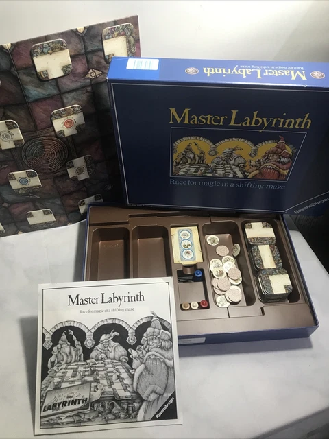 RARE VINTAGE MASTER LABYRINTH BoardGame 1991 Complete Ravensburger ...