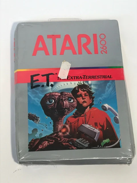 ET EXTRA TERRESTRIAL Atari 2600 video game MIB sealed 1982 EUR 126,51 ...