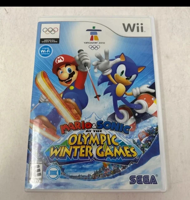 MARIO & SONIC at the Olympic Winter Games (Wii, 2009) Complete in Box ...