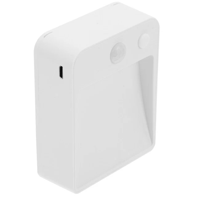 CORDLESS SQUARE LED Motion Sensor Night Light Wall Lamp for Basement ...
